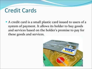 Credit cards | PPT | Credit Cards | Personal Debt