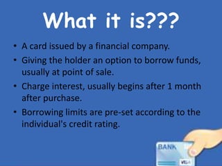 Credit cards | PPTX