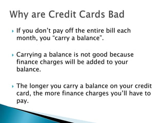 Credit cards good or bad | PPT