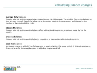 Credit cards lesson 8 | PPT