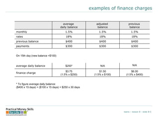 Credit cards lesson 8 | PPT
