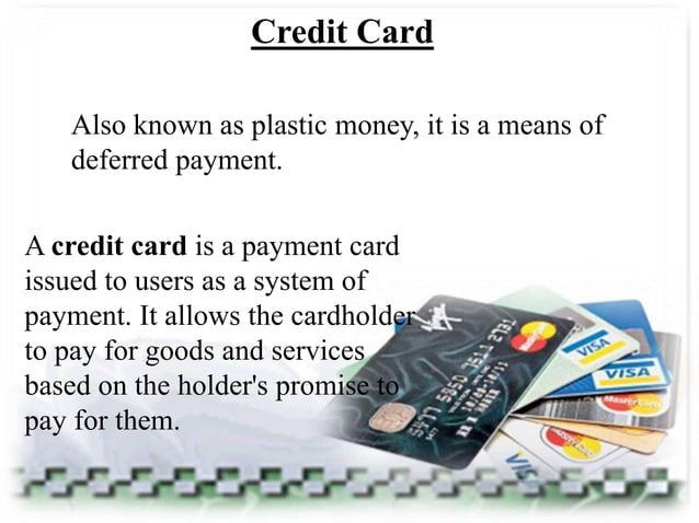 Credit cards ppt | PPTX