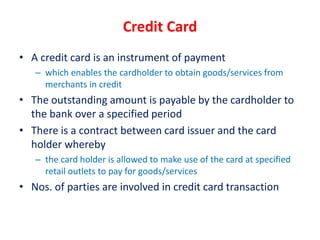 Credit Card Systems | PPTX