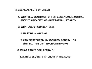 Credit, Cash, and Collections | PPT