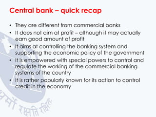 Credit control by_central_bank | PPTX
