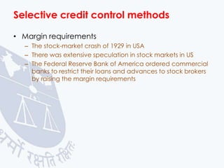 Credit control by_central_bank | PPTX