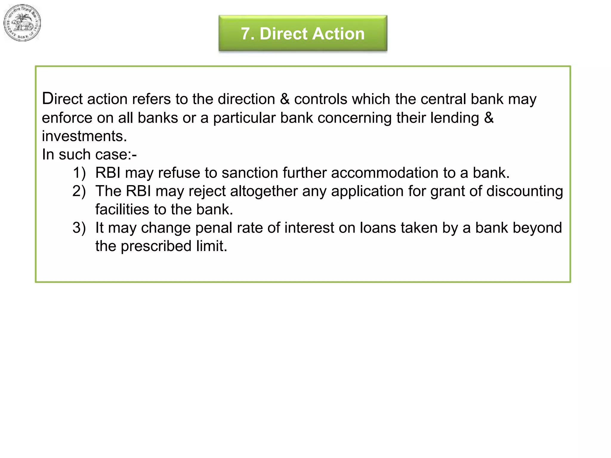 Credit control by RBI | PPTX