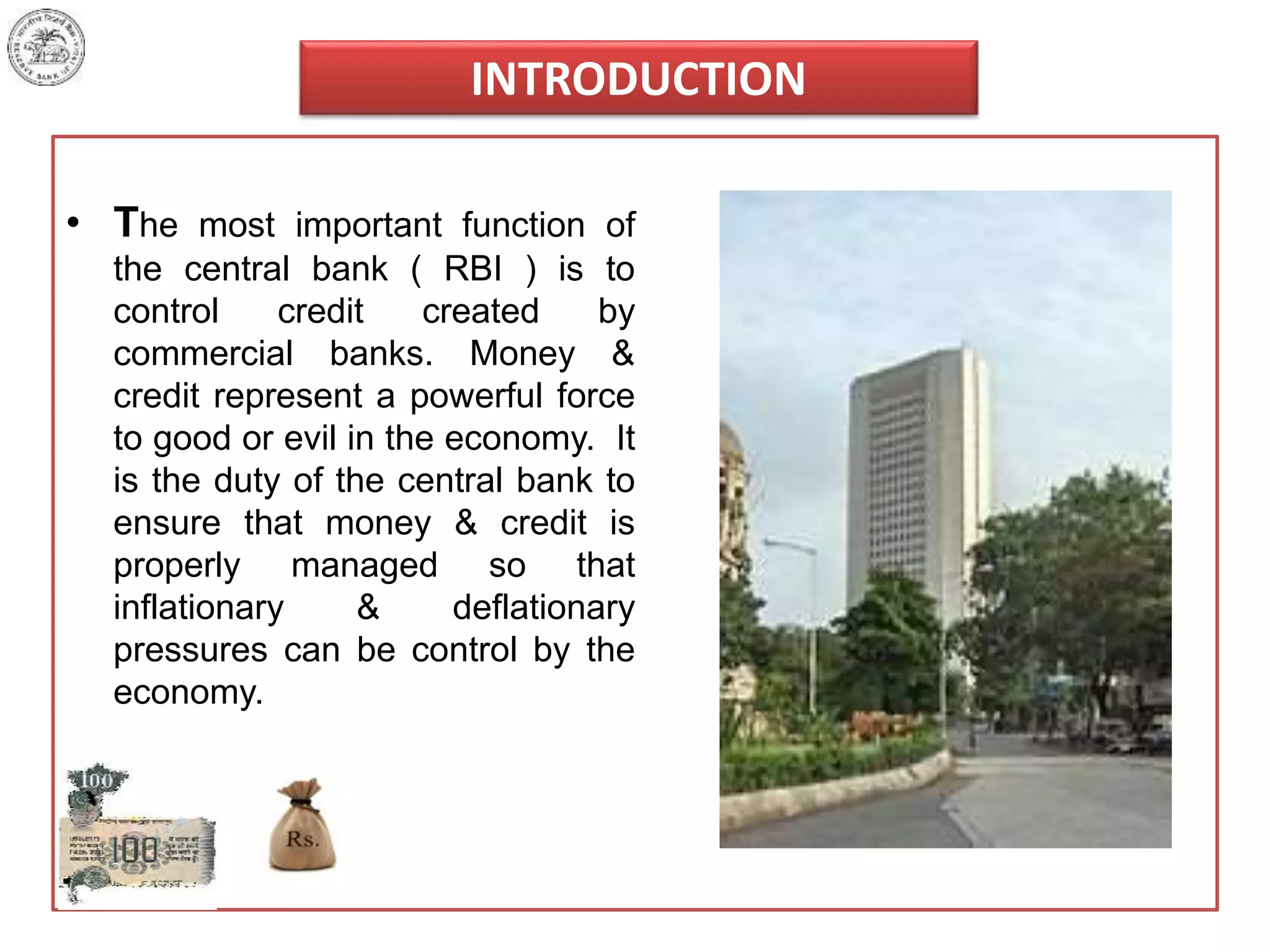 Credit control by RBI | PPTX