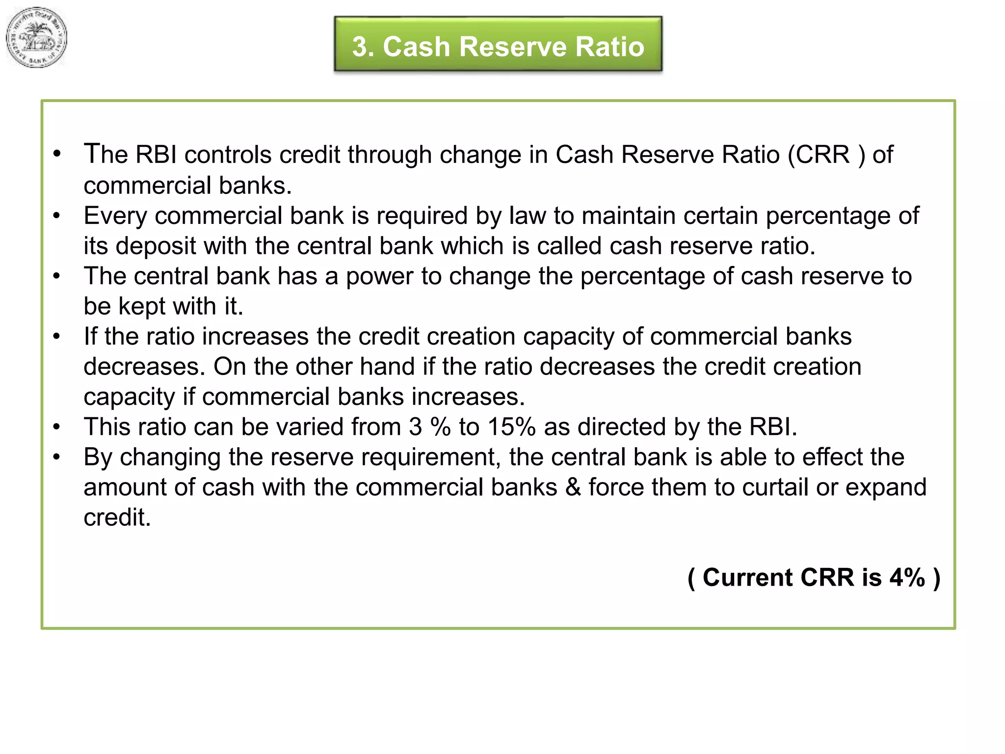 Credit control by RBI | PPTX