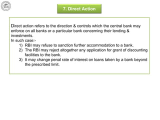 Credit control by RBI | PPTX