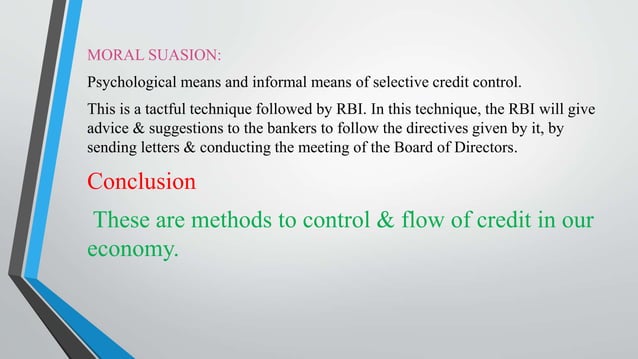 Credit control method | PPT