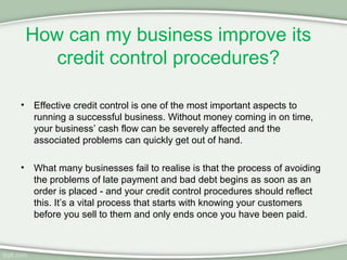 Credit control tips | PPT
