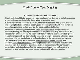Credit Control Tips | PPT