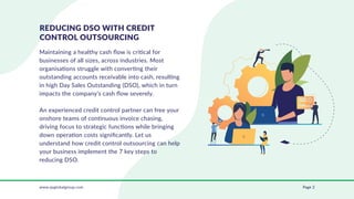 7 Steps to Reduce DSO & Improve Cash Flow? | PPT