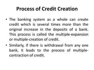 Credit Creation | PPTX