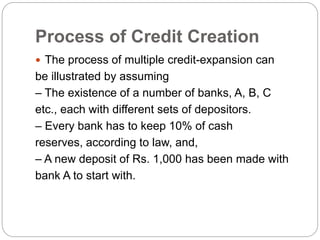 Credit creation | PPTX