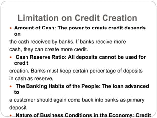 Credit creation | PPTX
