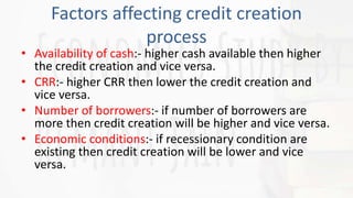 Credit creation | PPTX