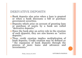 Credit creation of bank ppt | PDF
