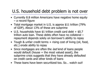 US Financial Crisis | PDF