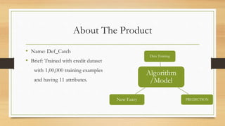 Credit defaulter analysis | PPTX