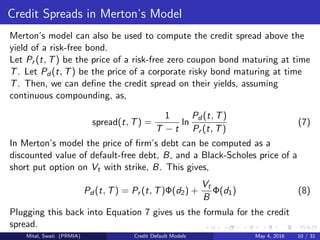 Credit Default Models | PDF