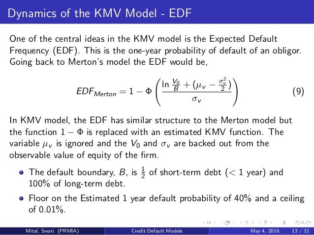 Credit Default Models