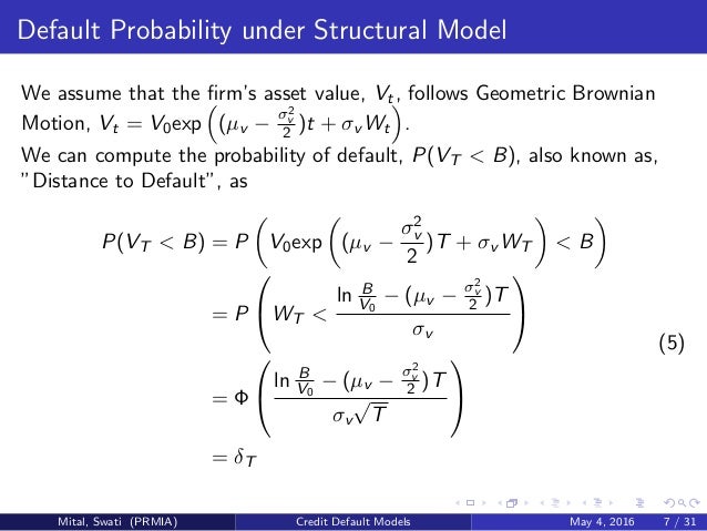 Credit Default Models