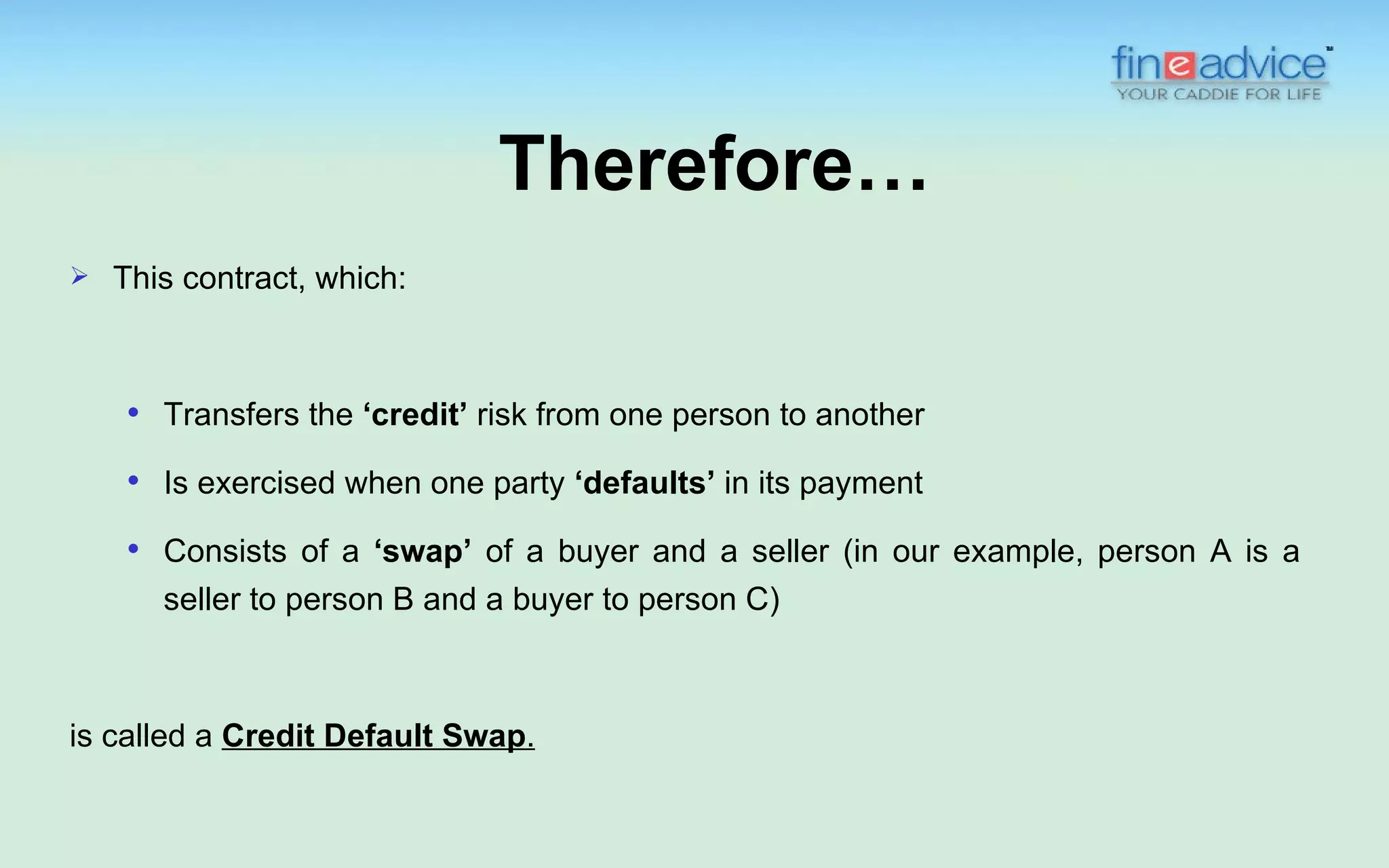 Credit Default Swaps | PPT