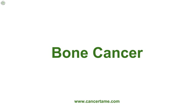 Bone Cancer | PPT