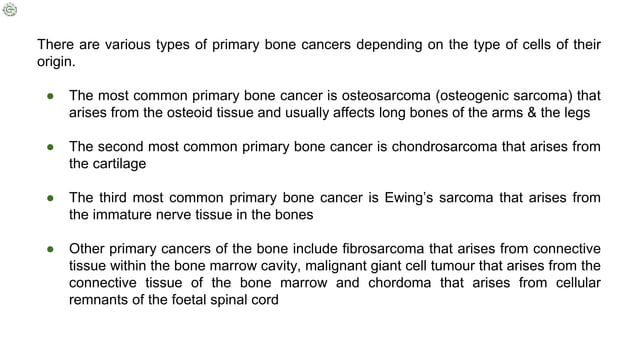 Bone Cancer | PPT