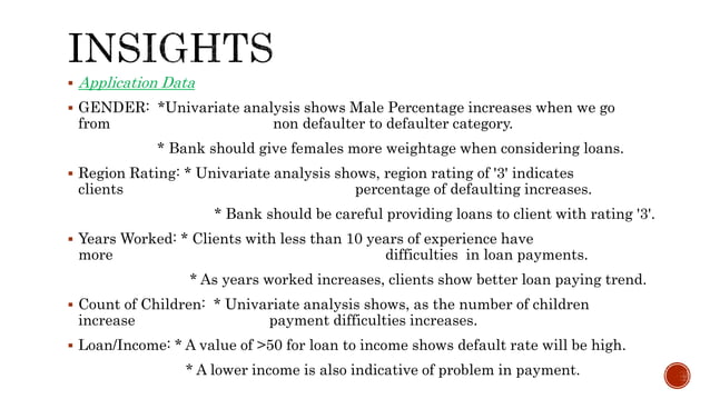 Credit EDA Assignment (Tanvi Pradhan) | PPTX