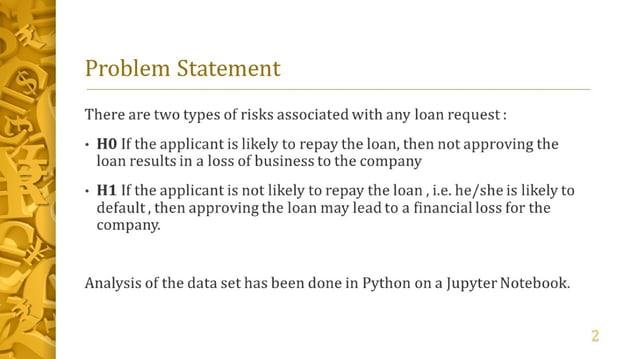 Credit EDA Case Study : Exploratory Data Analysis on Bank Loan Data