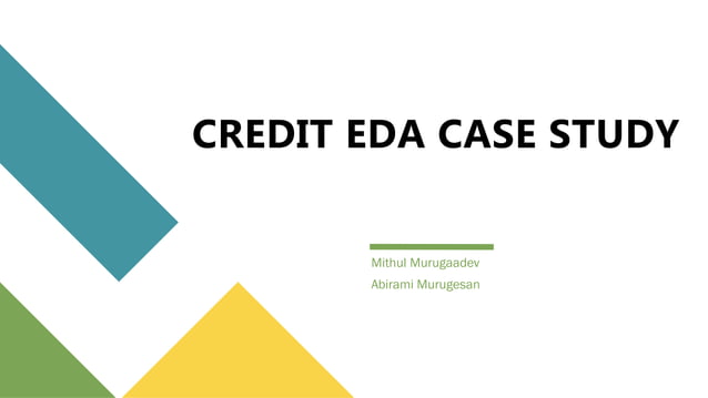 Credit EDA case study | PDF