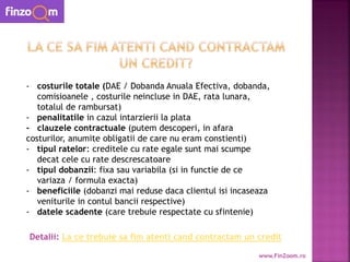Creditele si drepturile consumatorilor | PDF