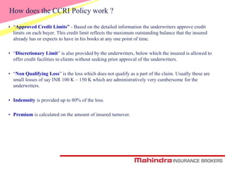 Credit Insurance -Detailed presentation.pptx