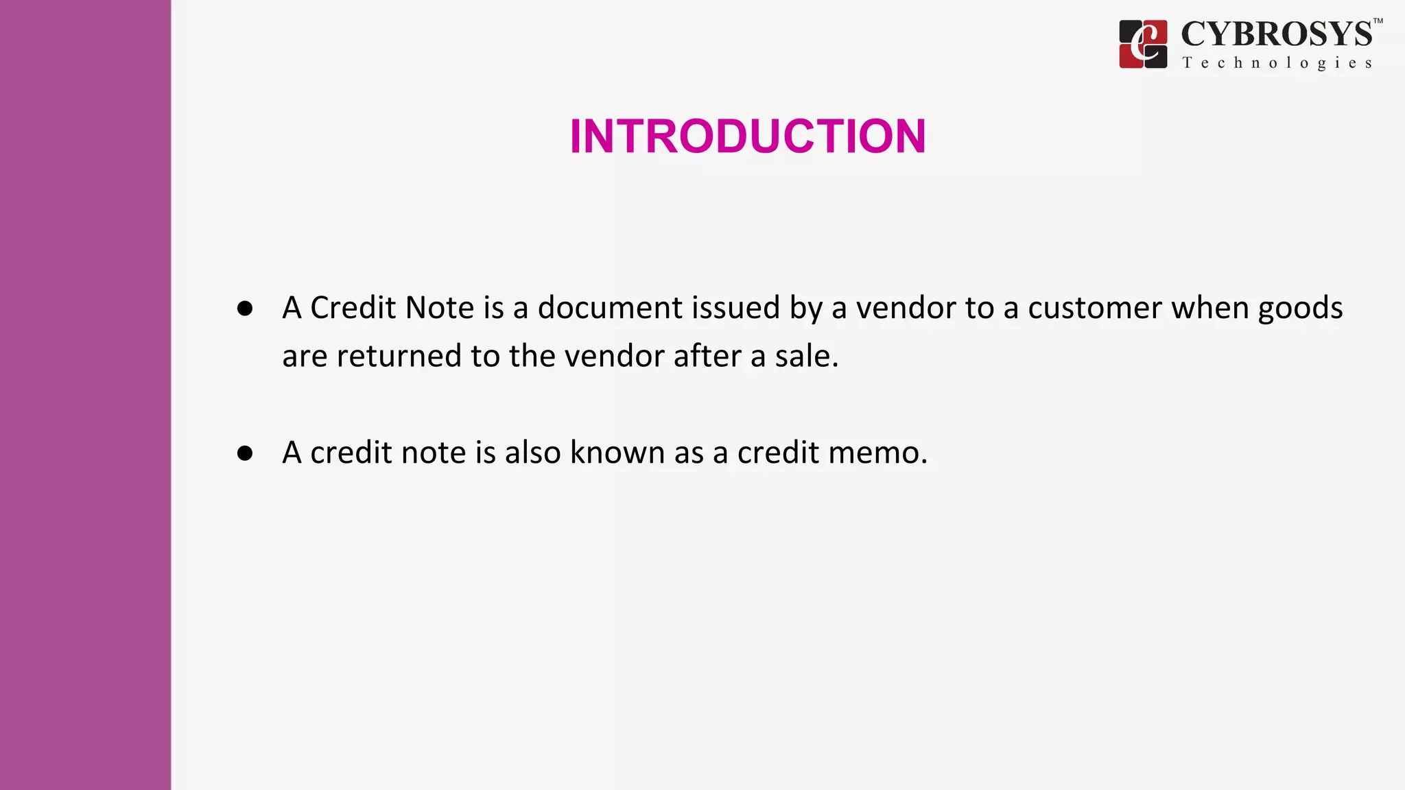 Credit Notes in Odoo 13 | PPT