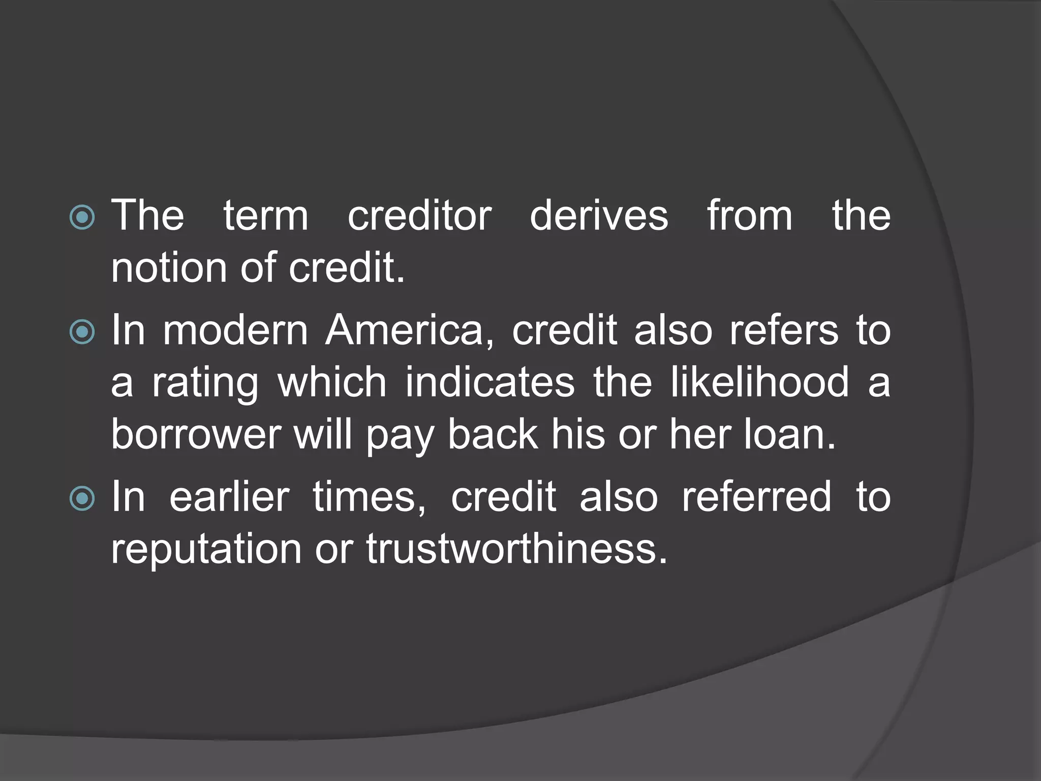Creditors and accounts payable | PPTX