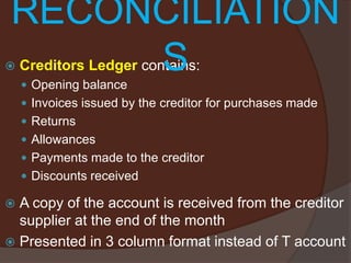 Creditor's Reconciliation Statement.ppt