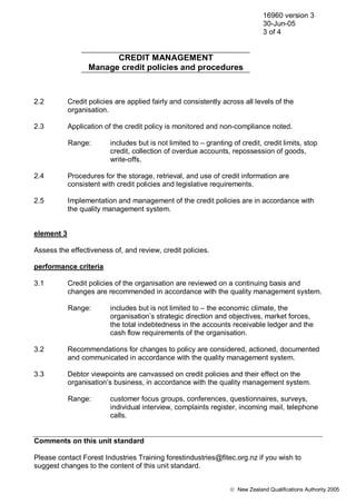 Credit Policies | PDF