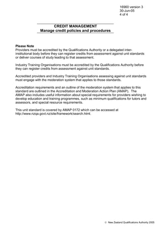 Credit Policies | PDF