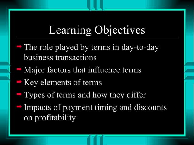 Credit Policy and Procedures | PPT