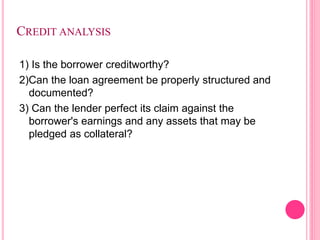 Credit ppt | PPT