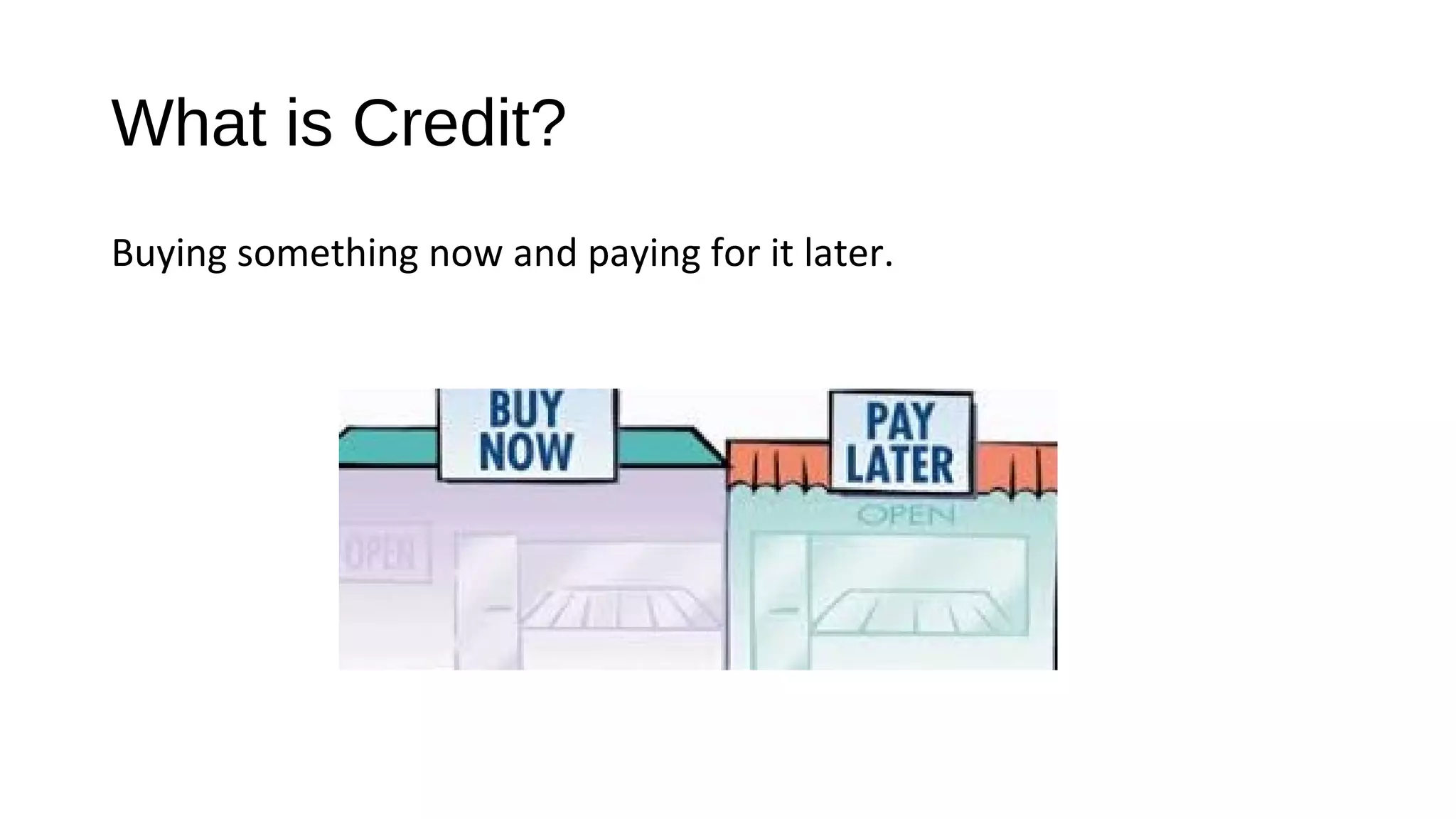 Credit presentation | PPT