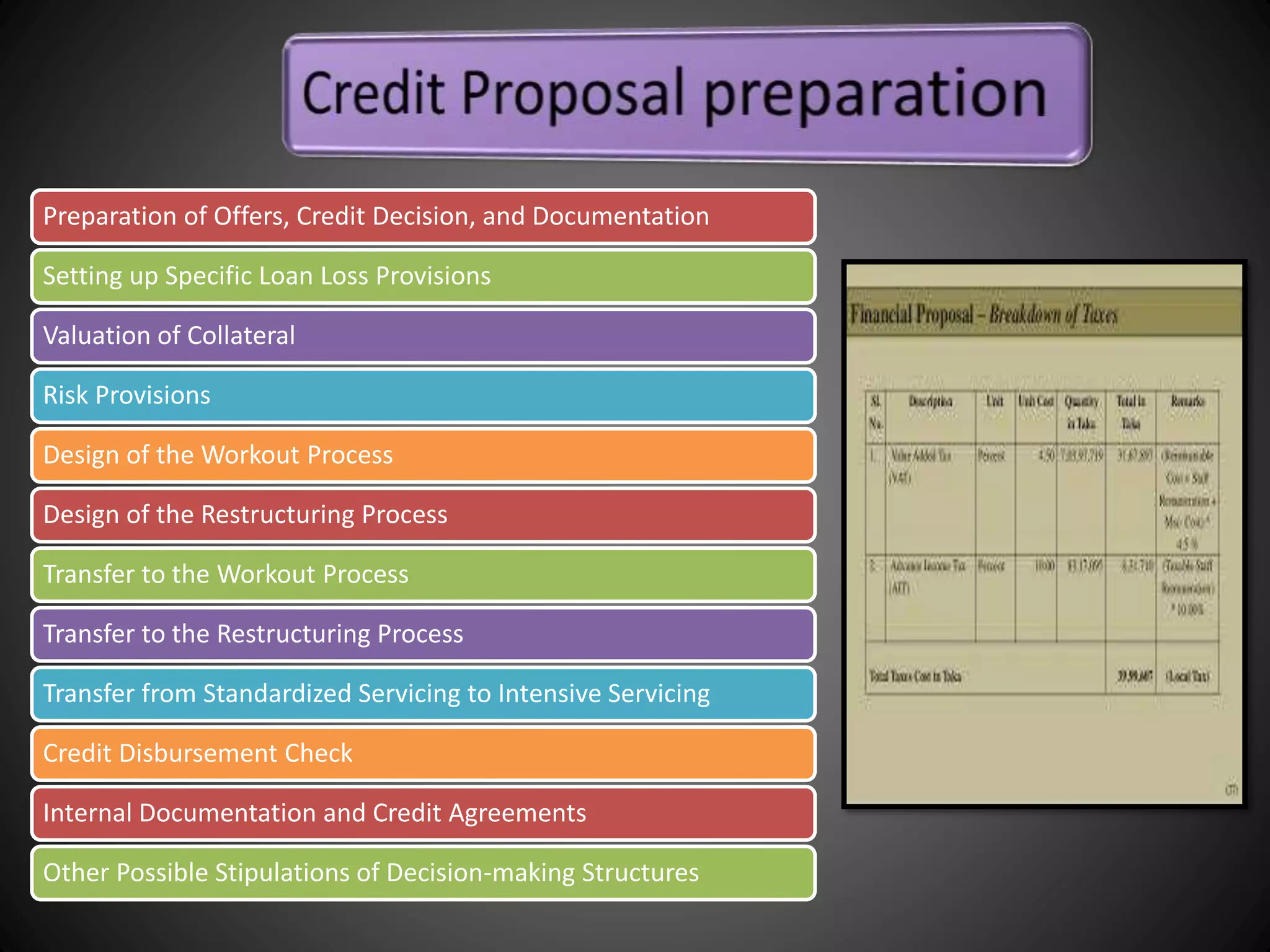 Credit proposal preparation by z ara | PPTX