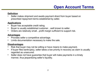 Tools to Manage Credit Risk | PPT