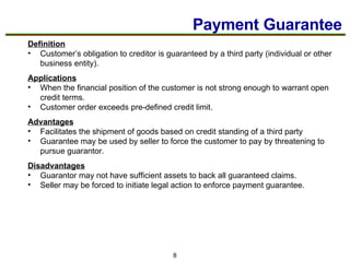 Tools to Manage Credit Risk | PPT