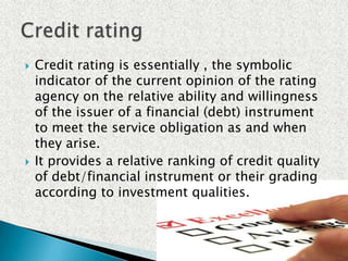 Credit rating | PPT