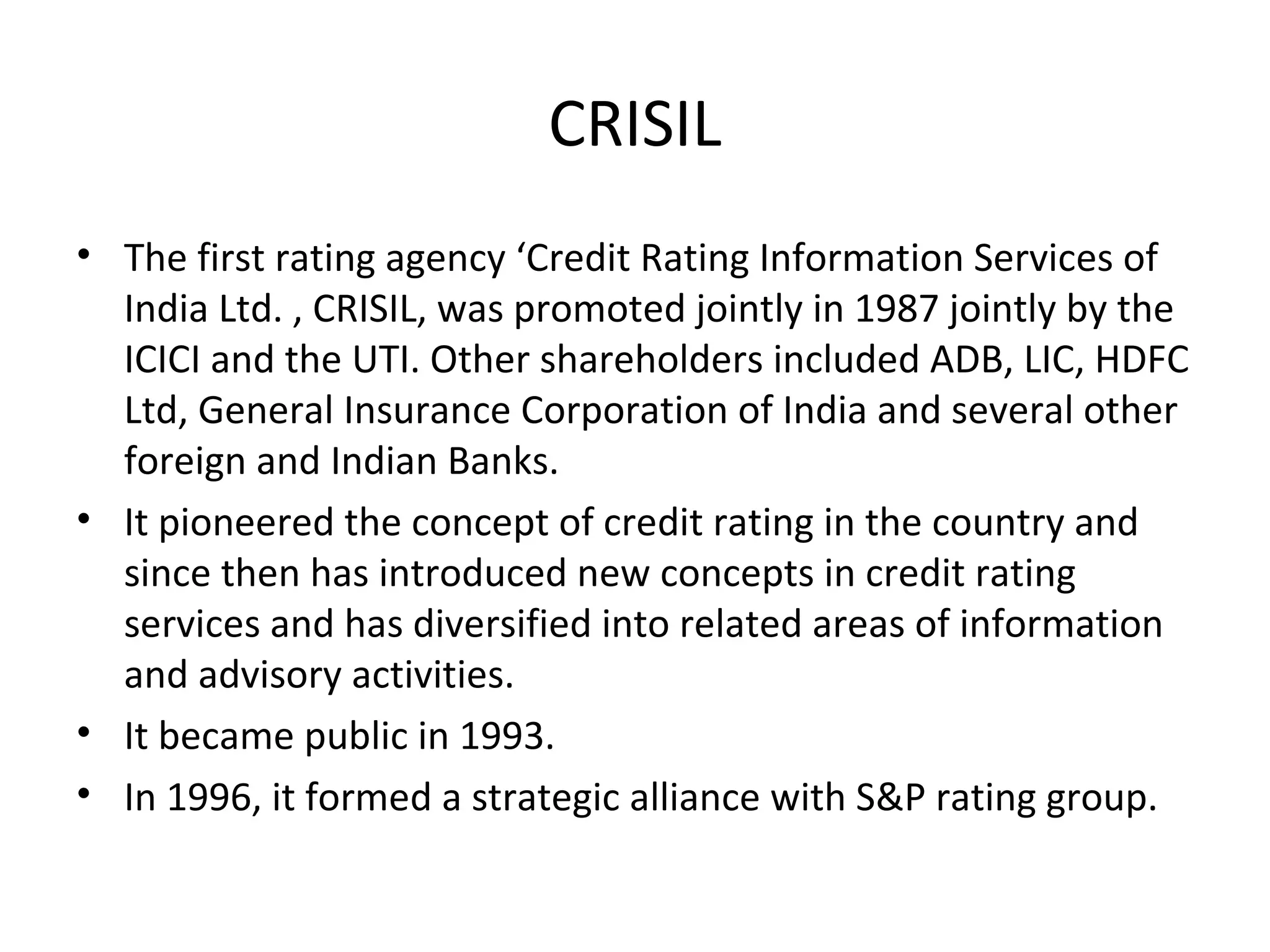 Credit rating ppt | PPT
