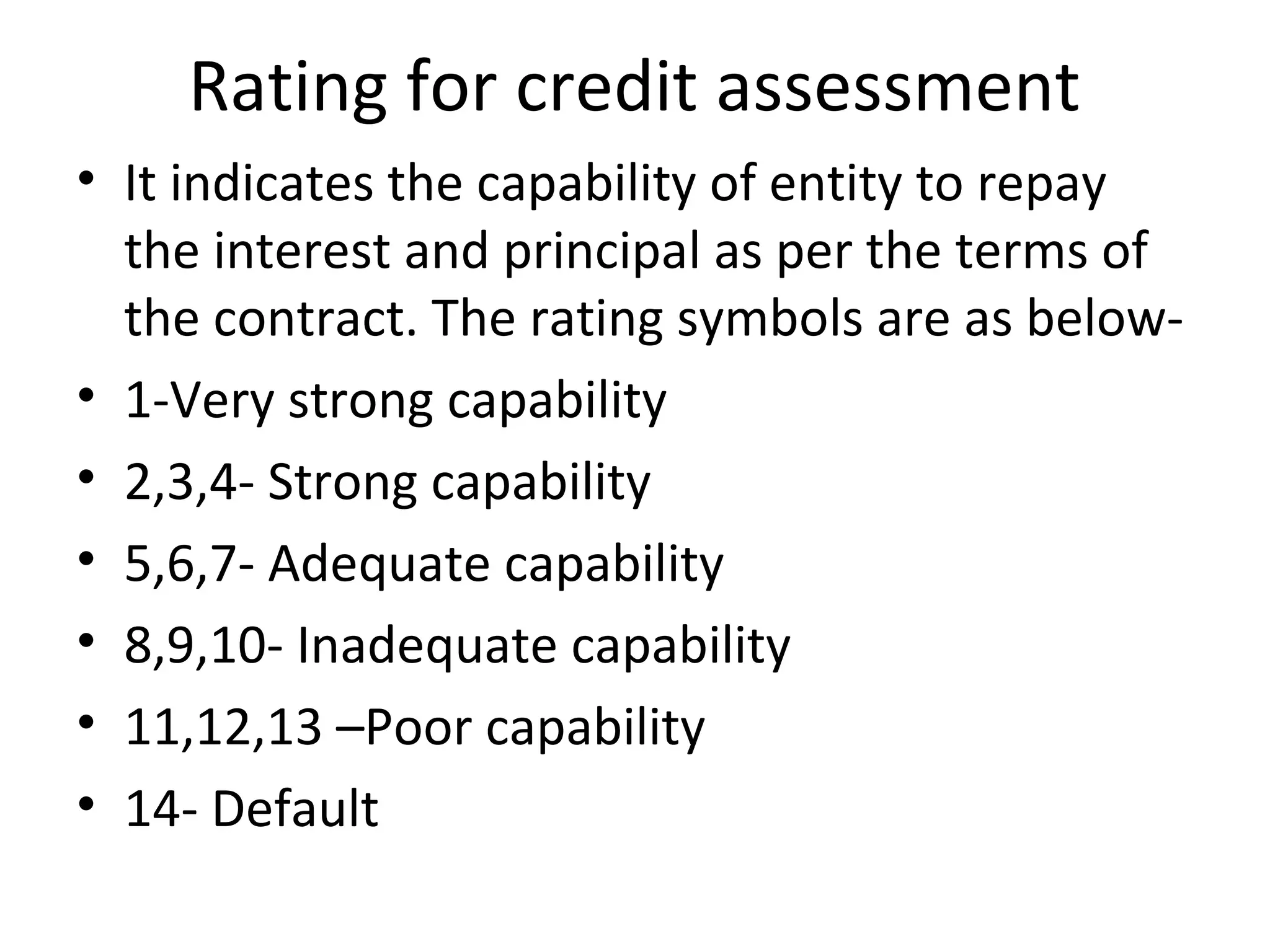 Credit rating ppt | PPT